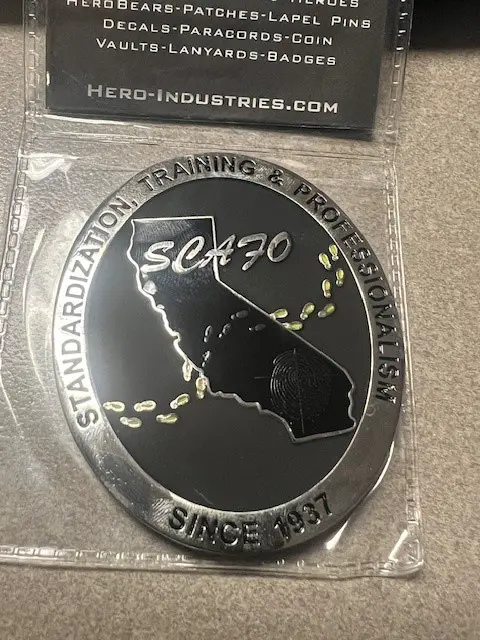2023 Challenge Coin - Southern California Association Of Fingerprint ...